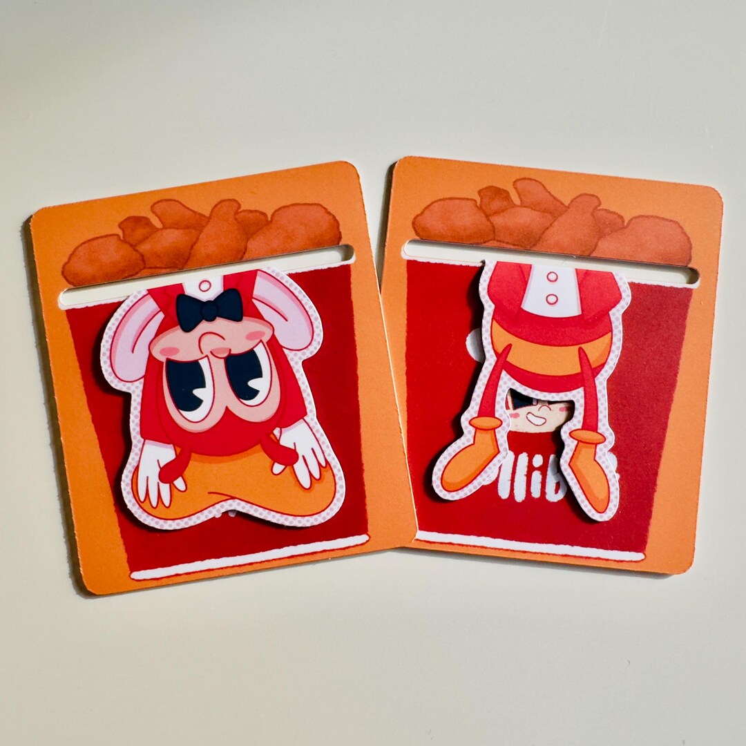 Cute Filipino Jollibee Magnetic Bookmark Gift for Book Lovers ...