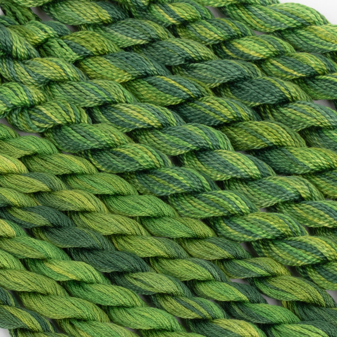 Needlework Floss, Green Floss, Green Embroidery Floss, Green Embroidery ...