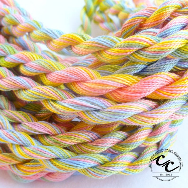 DMC Floss Hand Dyed Floss Embroidery Supply Modern | Etsy