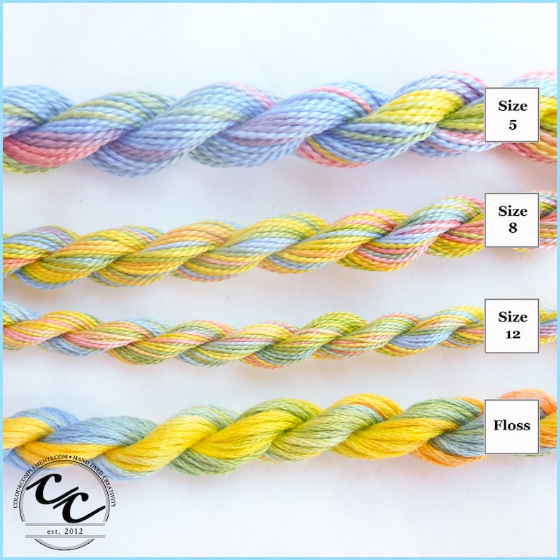 DMC Floss Hand Dyed Floss Embroidery Supply Modern | Etsy