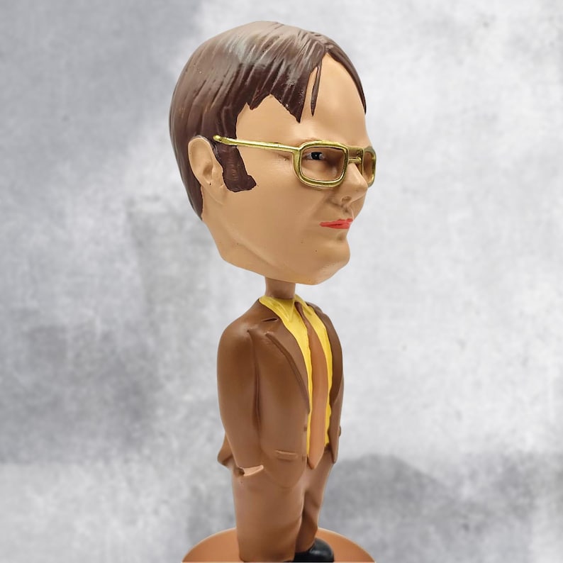 Dwight Schrute (the Office) Bobblehead 8 Inch Tall Free Shipping - Etsy