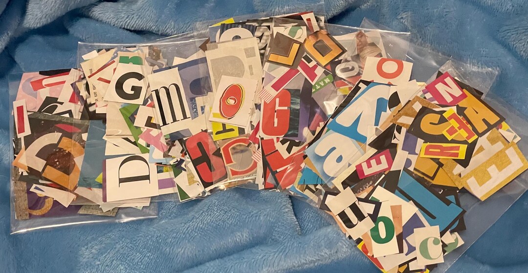 Magazine Cut Out Letters - Etsy