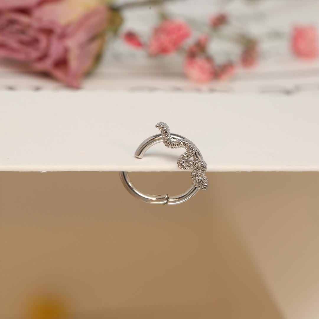 16G Snake Septum Jewelry Septum Clicker Ring 316L Helix Earrings Conch ...