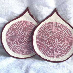 Handmade Ceramic Fig Plate - Fruit Plate - Etsy