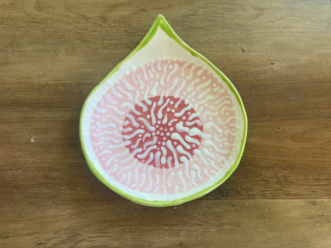 Handmade Ceramic Fig Plate Fruit Plate - Etsy