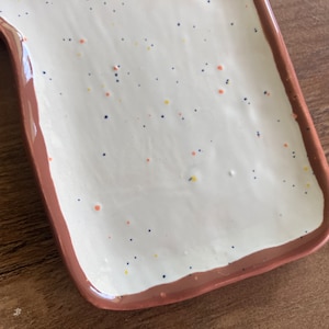 Ceramic Toast Plate Set - Etsy