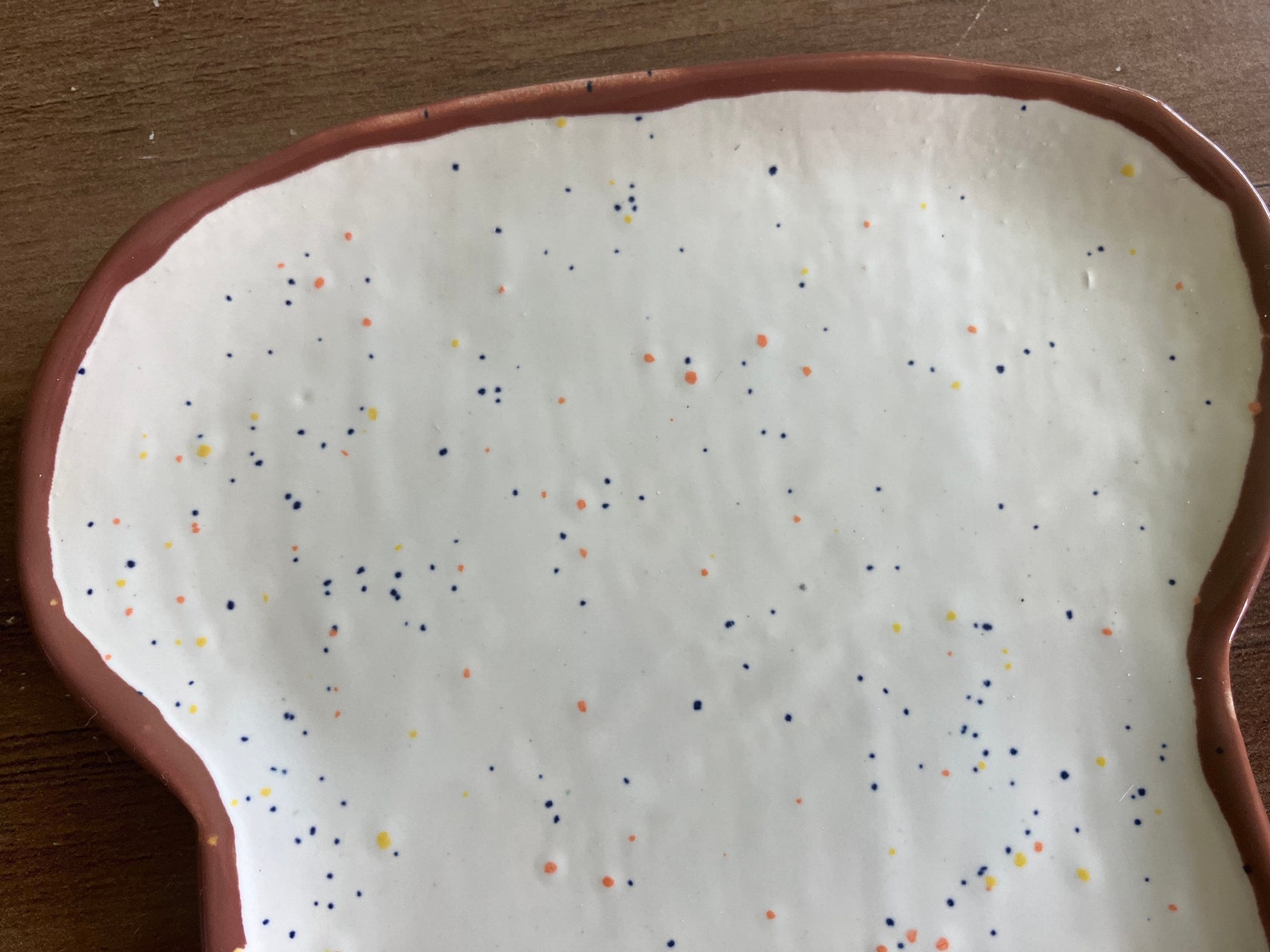 Ceramic Toast Plate Set - Etsy