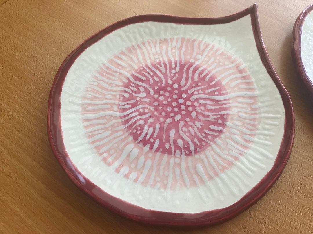 Handmade Ceramic Fig Plate - Fruit Plate - Etsy