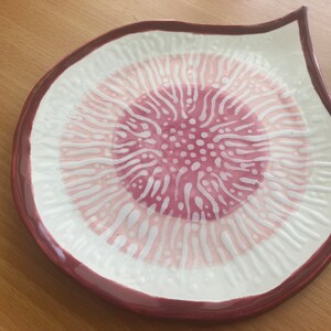 Handmade Ceramic Fig Plate Fruit Plate - Etsy