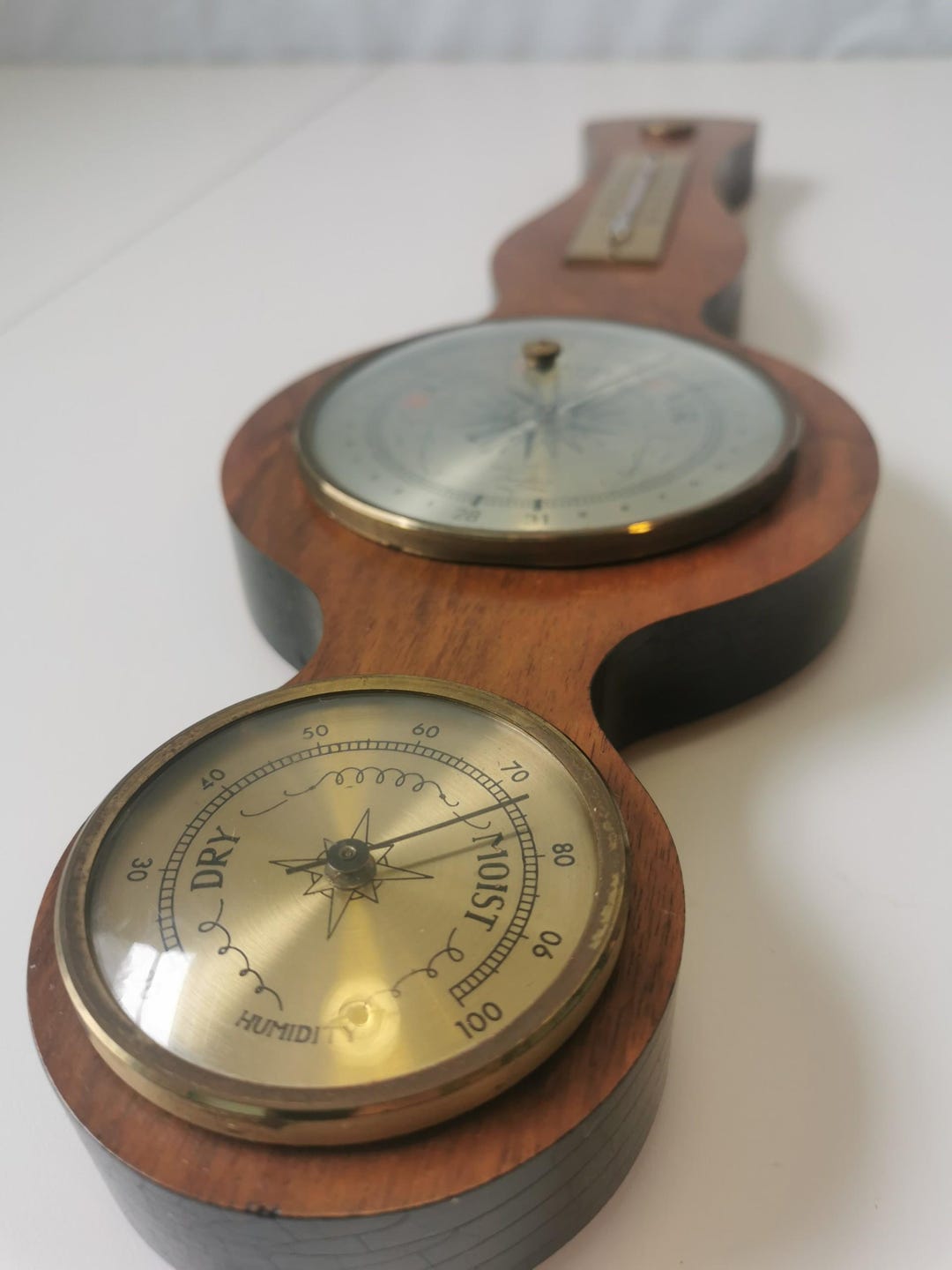 Barometer Wall Hanging, Vintage Length 20.75, Width 5.5, Depth 1 - Etsy