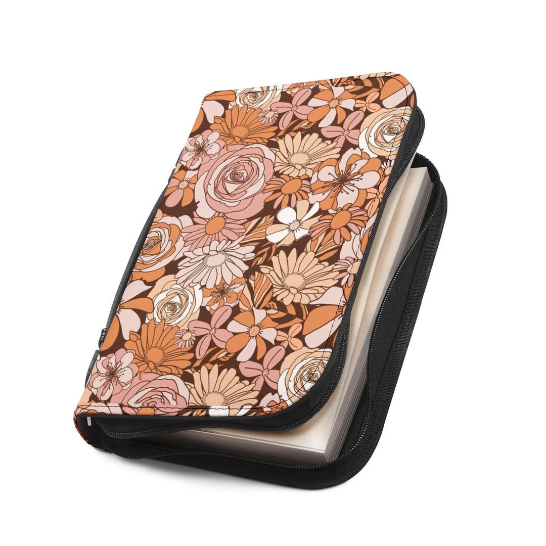 Floral Bible Cover, Elegant Floral Design, Inspirational Gift, Church ...