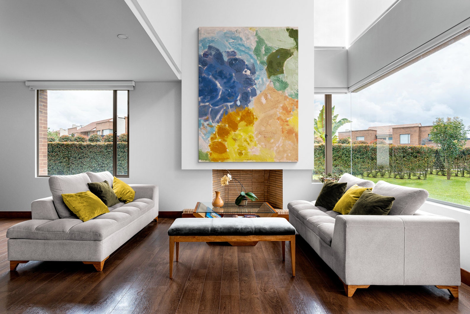 Colorful Abstract Art Print Home Décor Canvas Art Print - Etsy