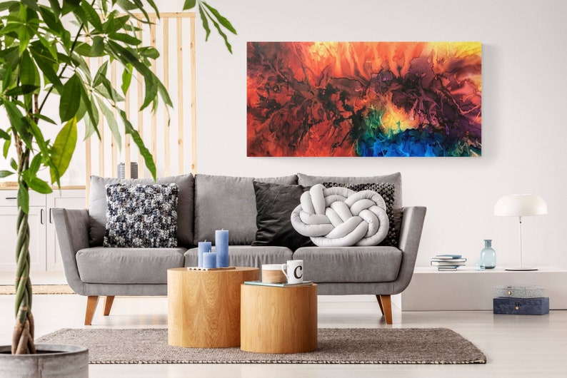 Colorful Large Wall Art Print Home Decor Print Abstract | Etsy