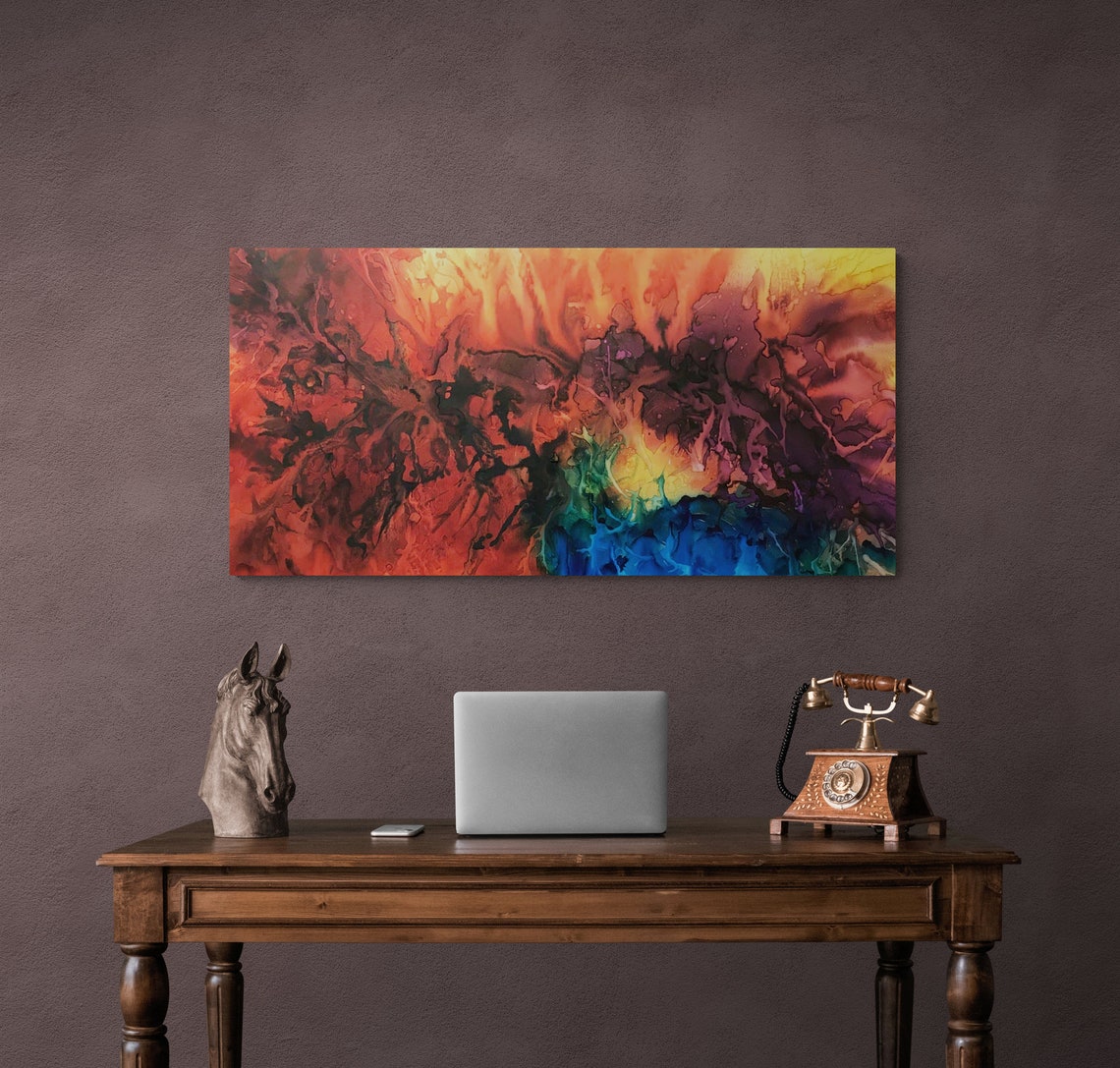 Colorful Large Wall Art Print Home Decor Print Abstract - Etsy