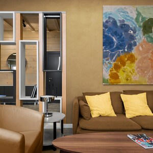 Colorful Abstract Art Print, Home Décor Canvas Art Print, Bedroom Print ...