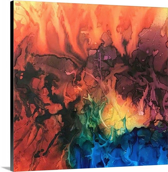 Colorful Large Wall Art Print Home Decor Print Abstract | Etsy