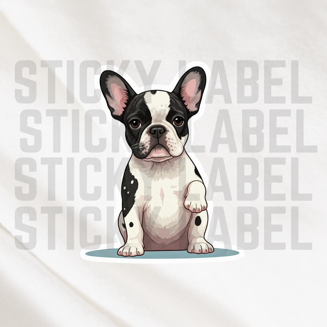 Frenchie Dog Graphics Sticky Sticker Graphics Decal 2 Stickers - Etsy