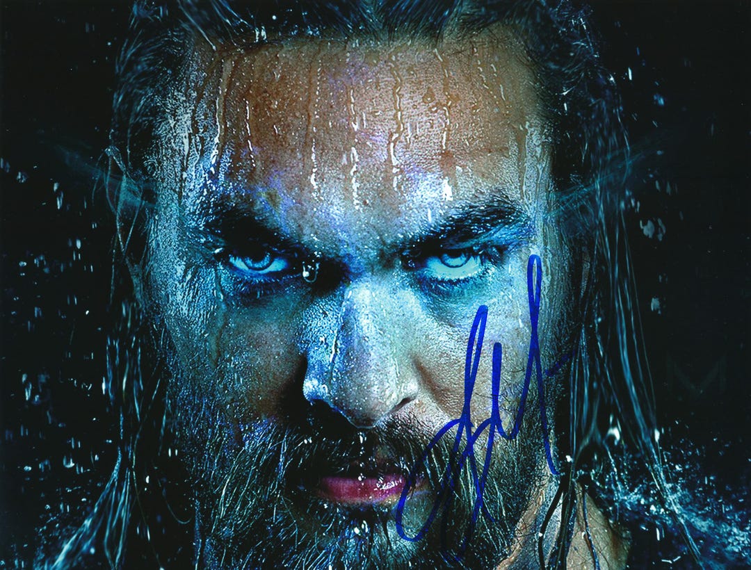 Authentic Jason Momoa Signed 8x10 Photo 11x14 Matboard With Custom ...