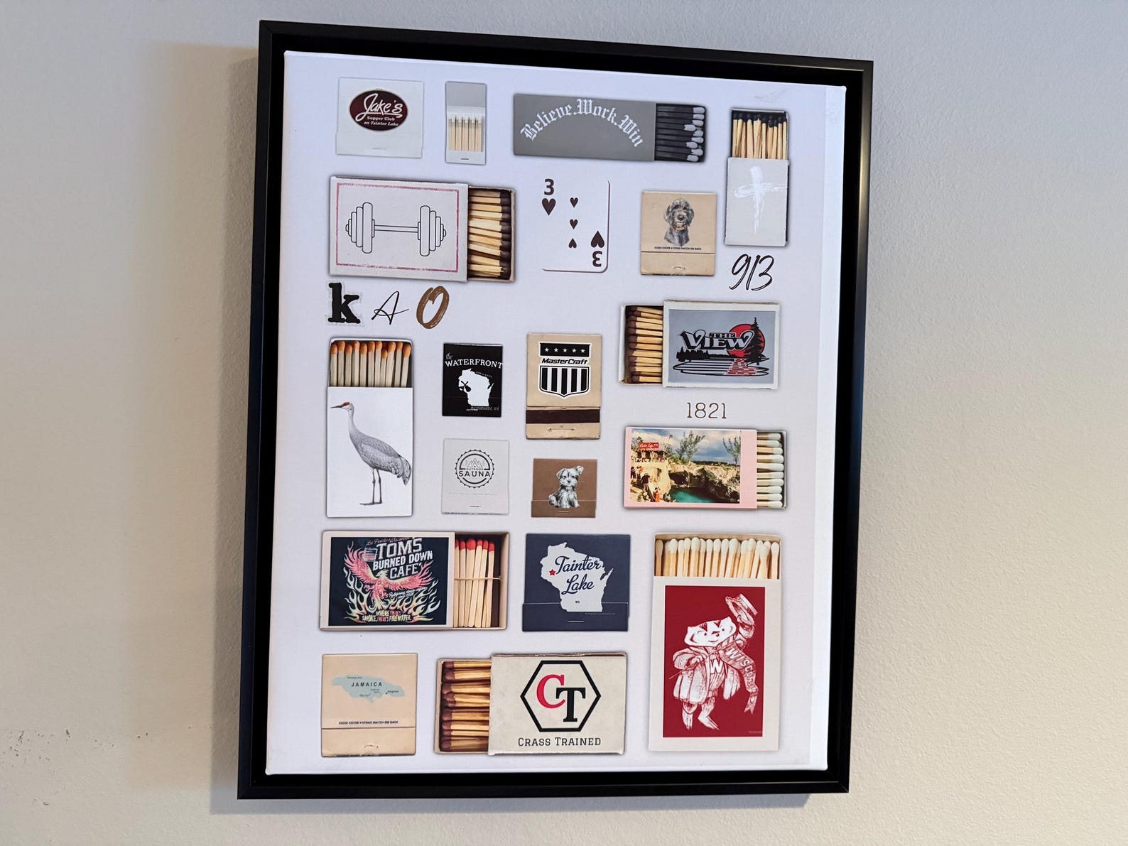 Matchbook Blank Template Poster | Vintage-inspired DIY Design ...