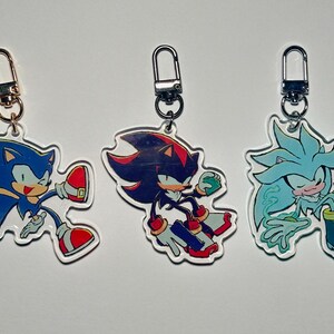 Sonic Triple S 2.5" Acrylic Keychain Charms - Etsy