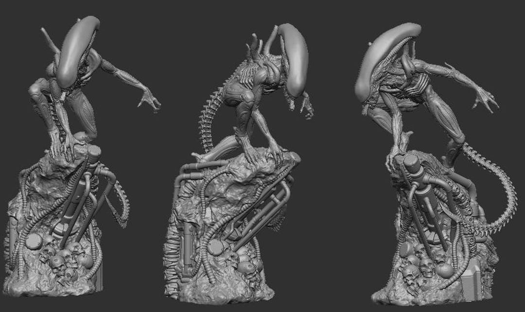 Aliens Statue - Etsy