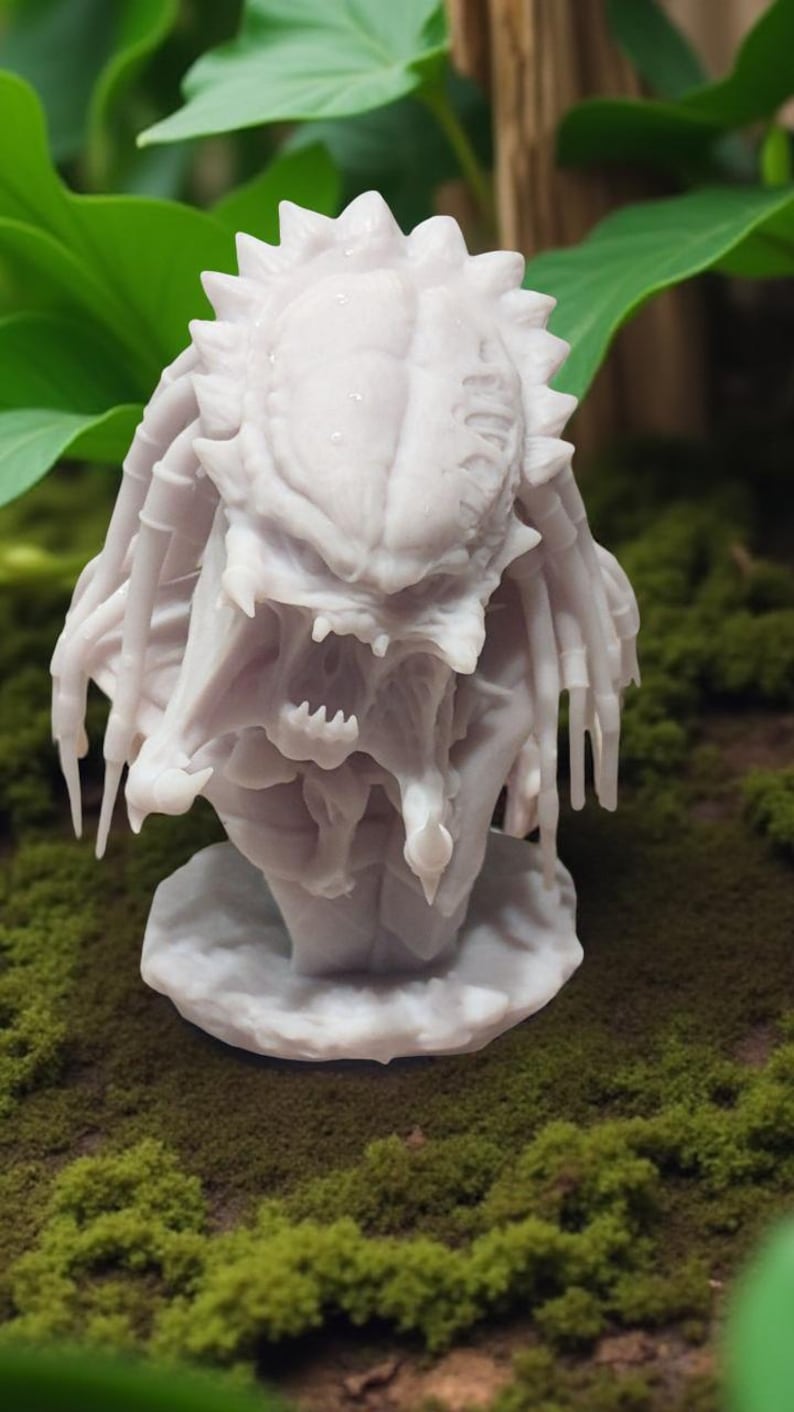 Predator Wolf Bust to 3d Print - Etsy