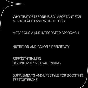 Testosterone Revive Lose Fat,the Ultimate Testosterone Boost Plan,men's ...