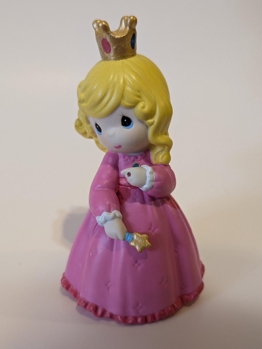 Princess Peach Precious Moments Altered Figurine - Etsy
