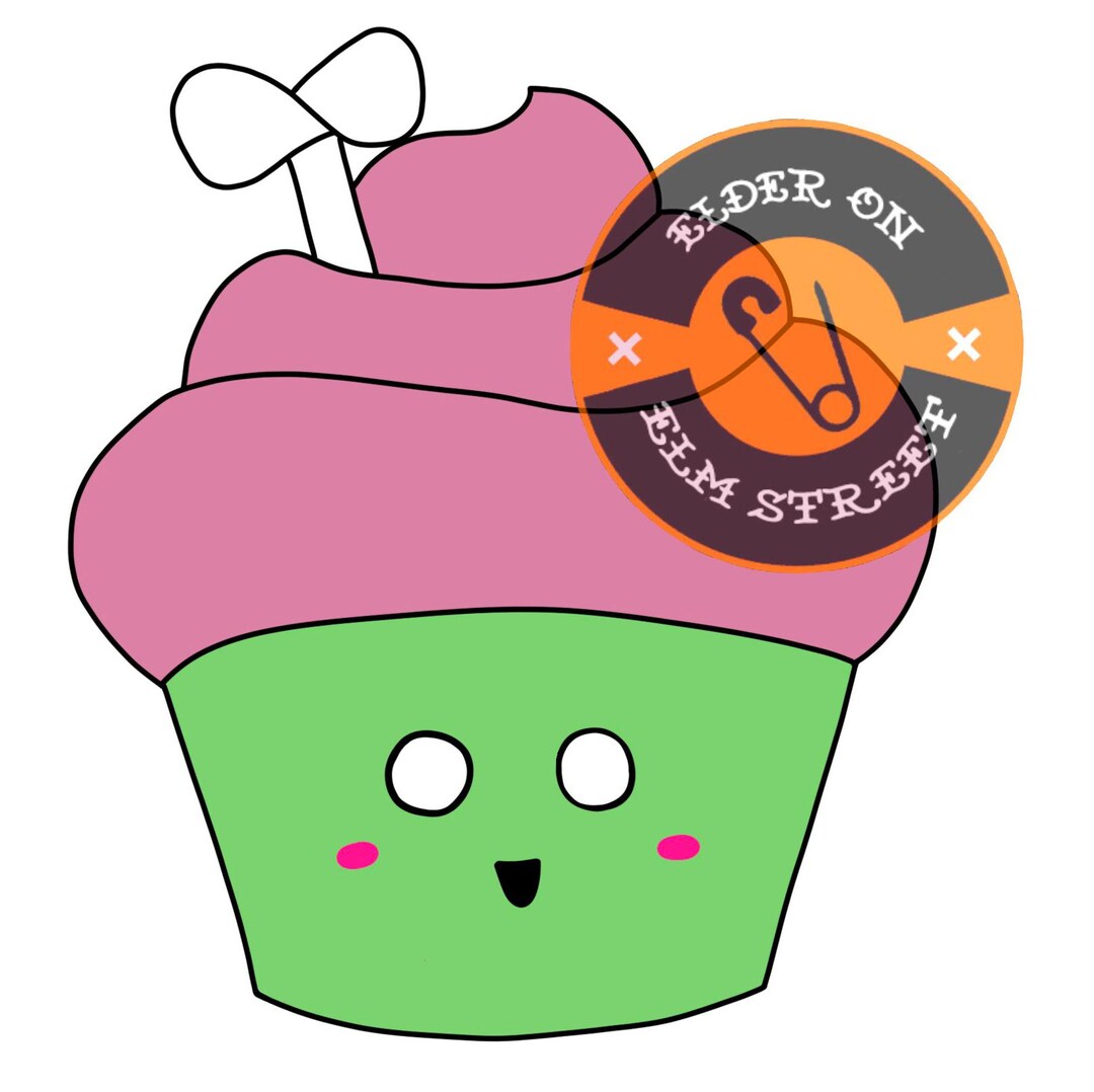 Zombie Cupcake Stained Glass Pattern - Etsy