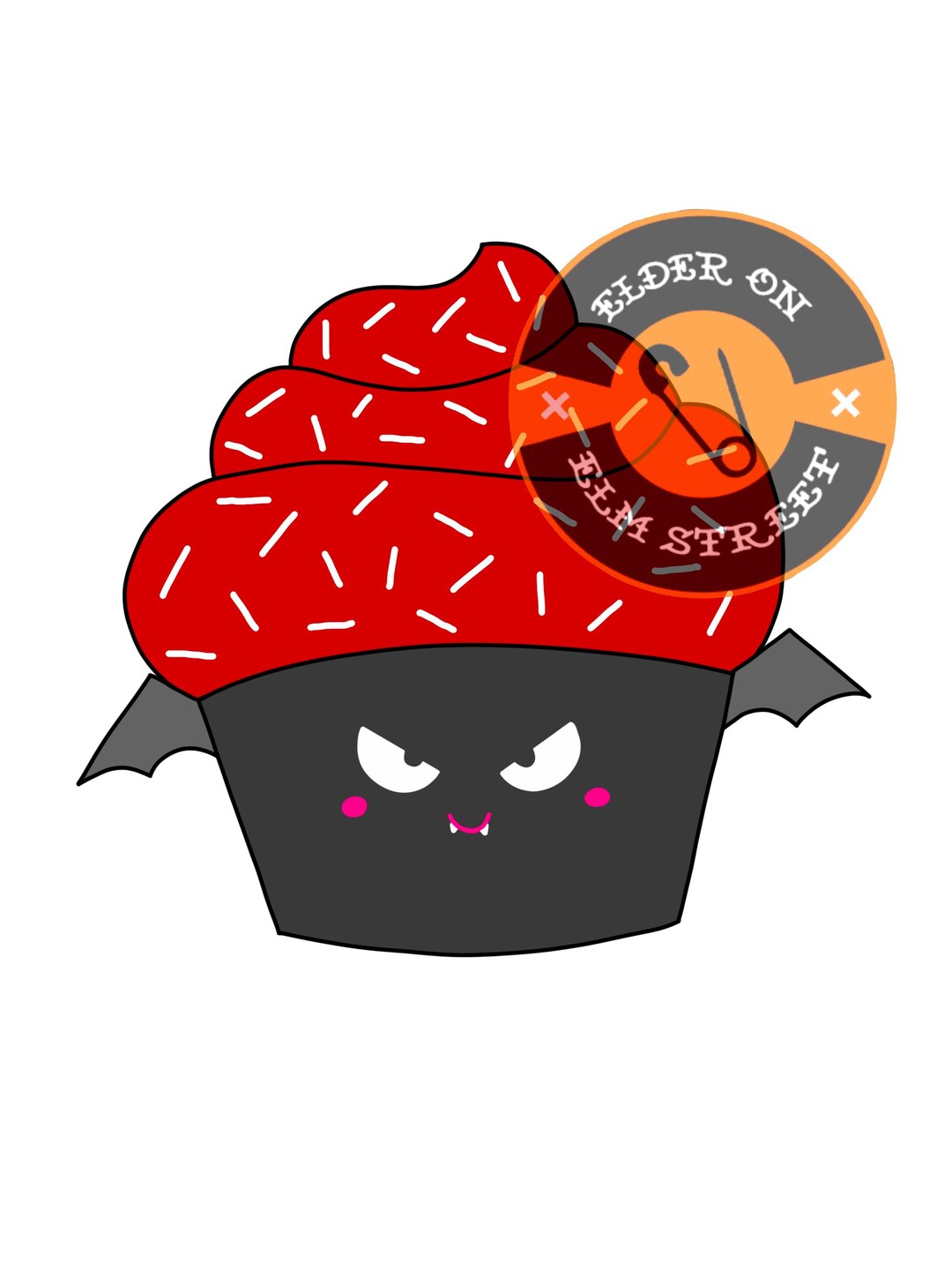Vampire Cupcake Stained Glass Pattern - Etsy