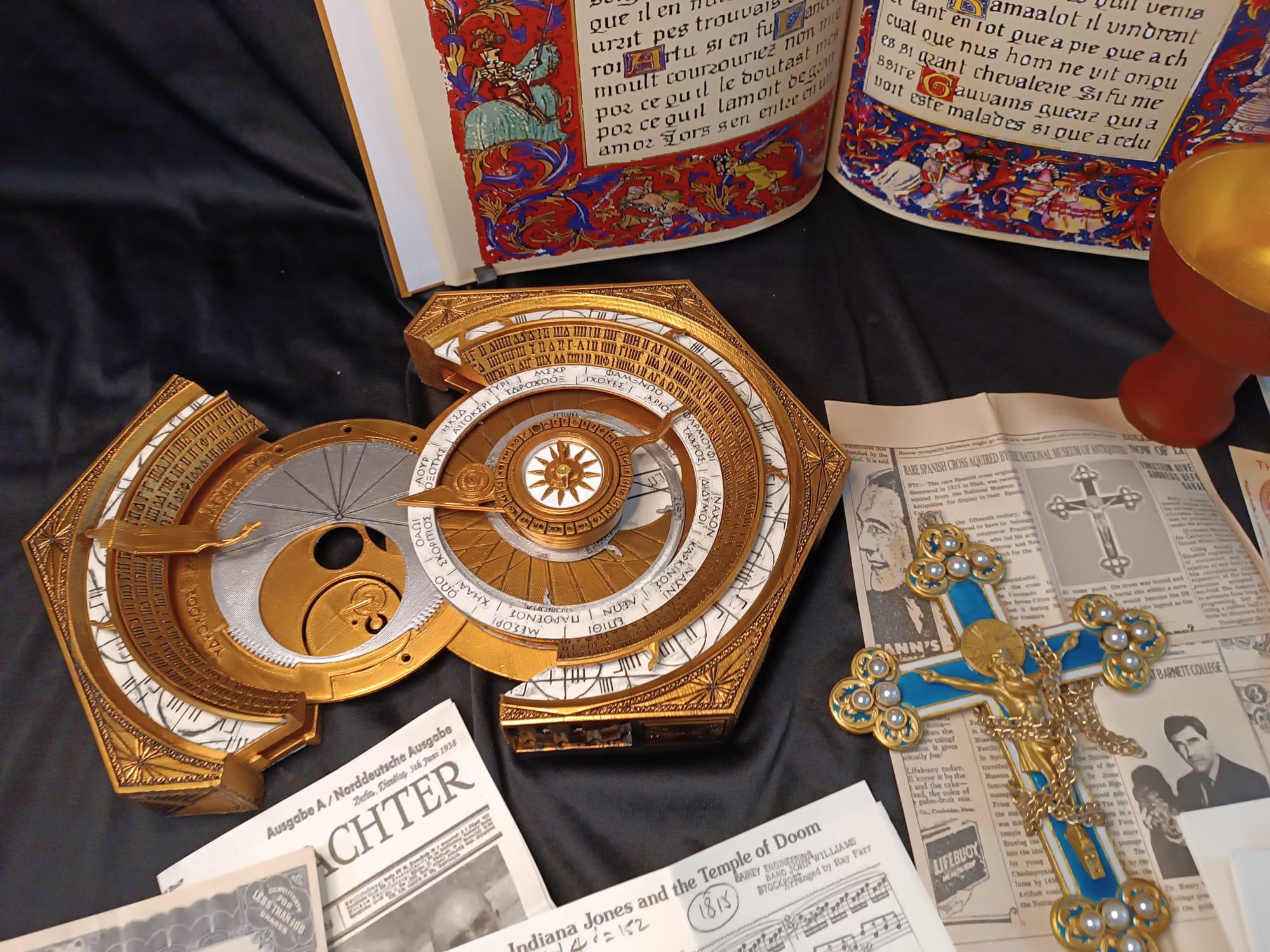 Indiana Jones Dial of Destiny – 3D Printed Handcrafted Antikythera ...