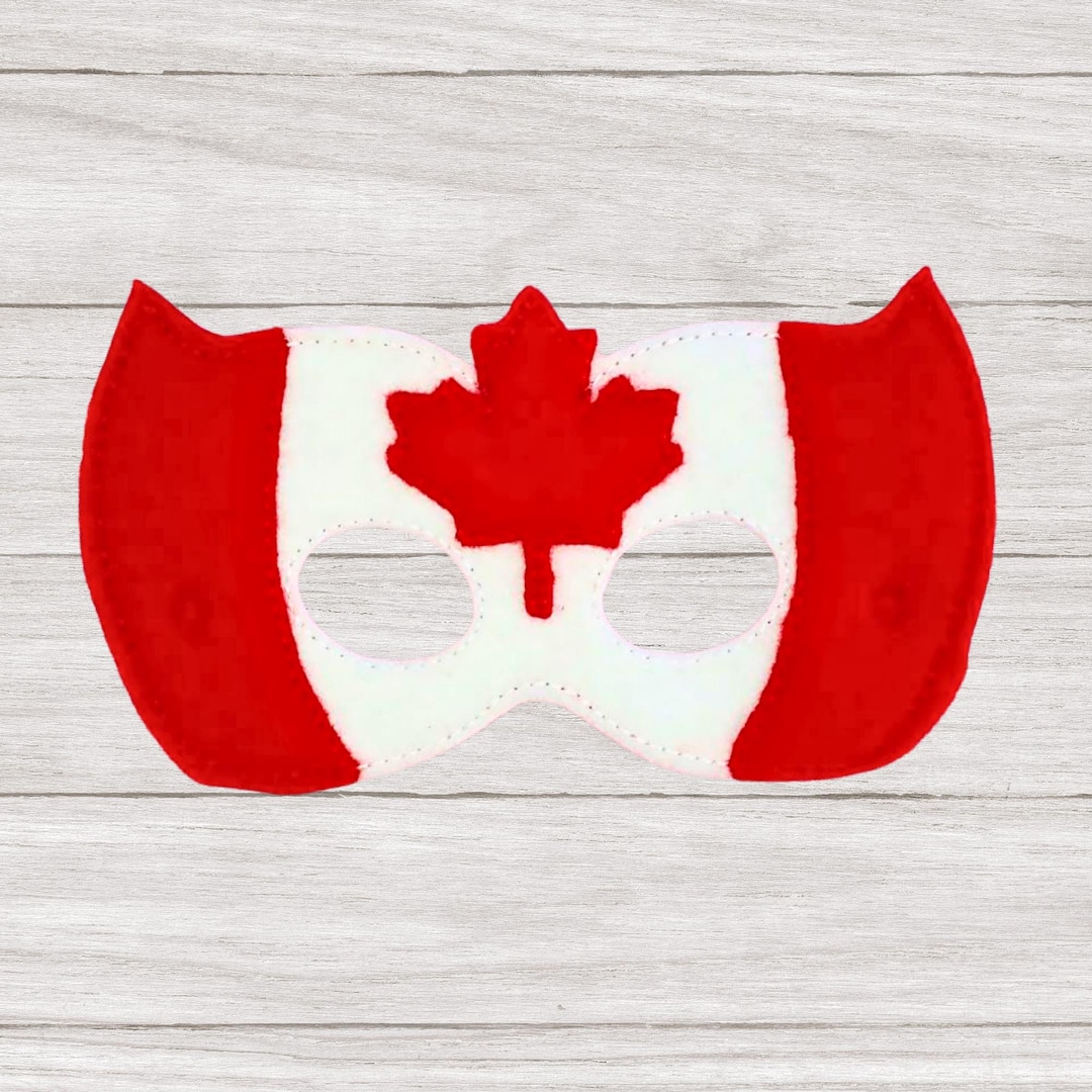 Canada Mask, Pretend Play, Dress Up, Mask for Adults, Mask for Kids ...