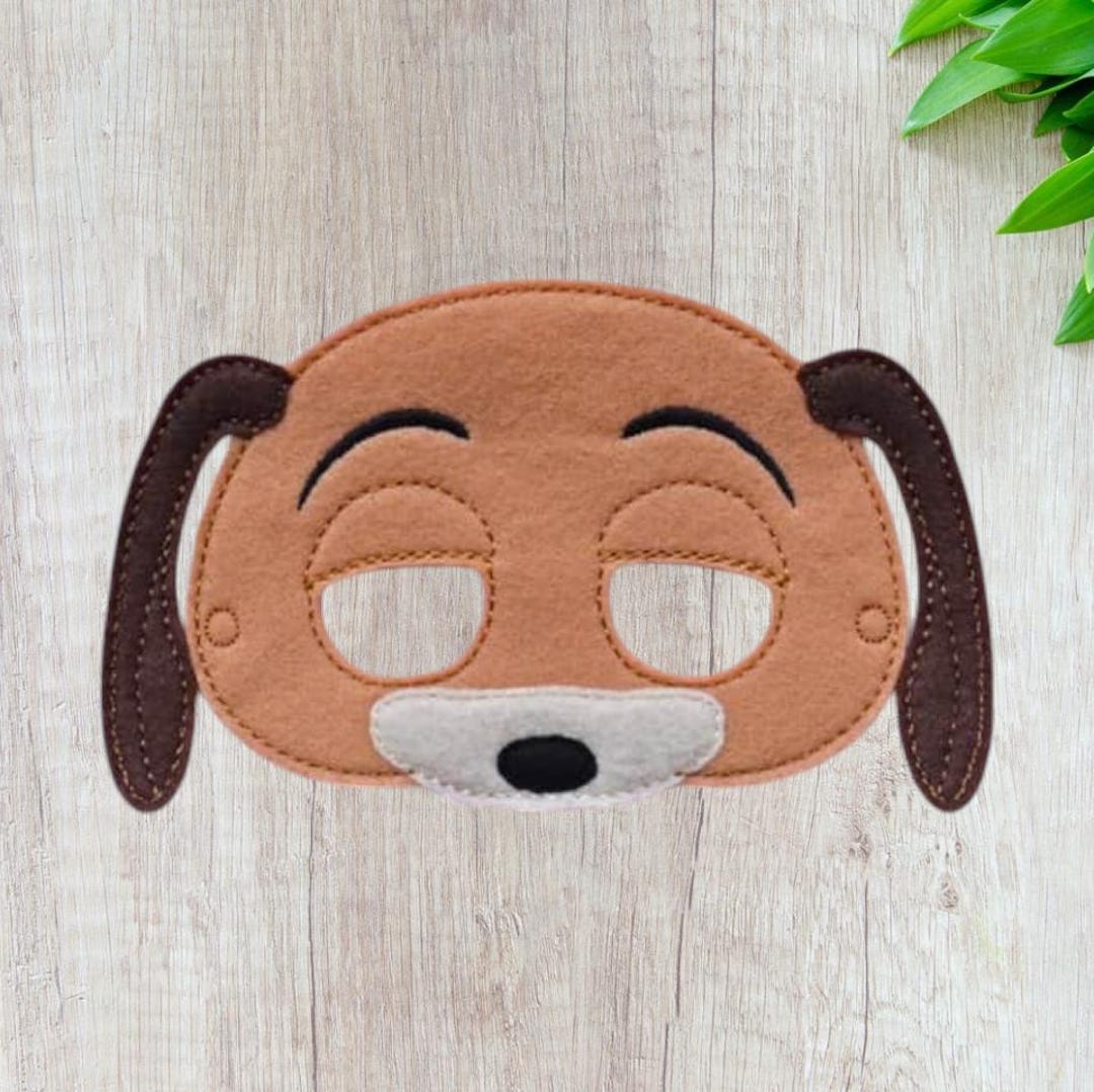 Dog Felt Mask | Kids Costume Mask | Animal Party Mask | Children's Play ...
