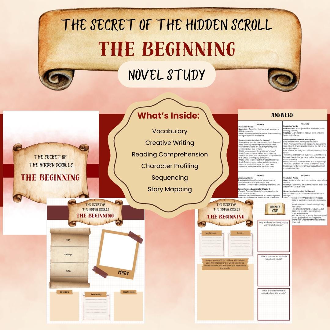 The Secrets of the Hidden Scrolls: the Beginning - Etsy