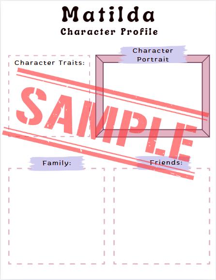 Matilda By: Roald Dahl Novel Study Grades 2-5 - Etsy