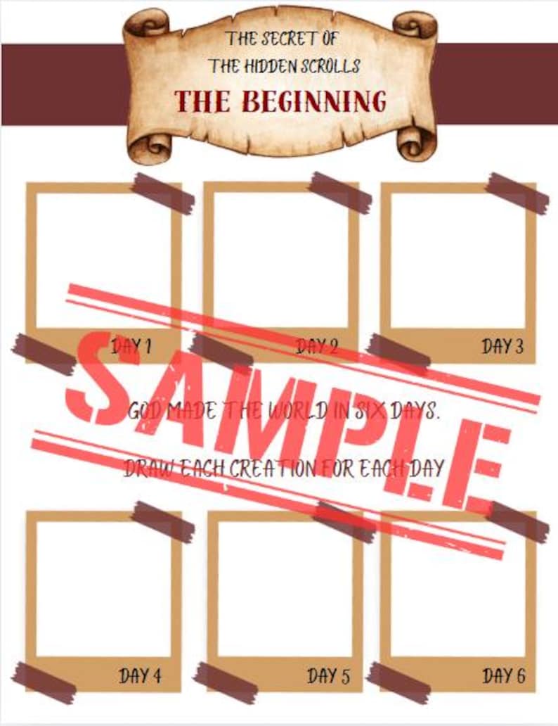 The Secrets of the Hidden Scrolls: the Beginning - Etsy