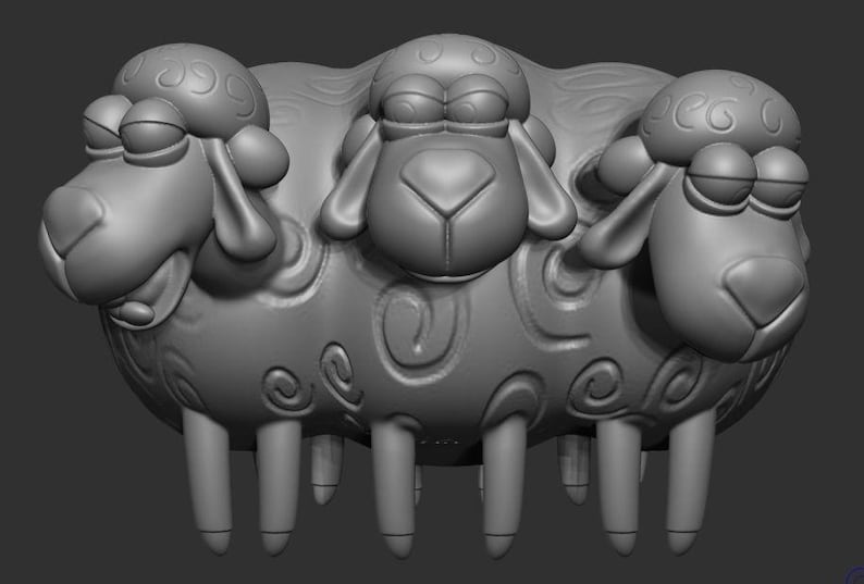 Billy Goat and Gruff Bo Peep Sheep Toy Story 4 - 3D STL Printable File ...
