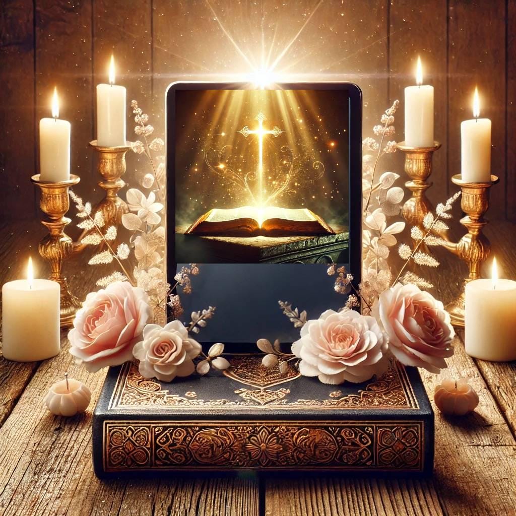 Sacred Bible Illustration – Sacred and Luminous Art, High Vibrational ...