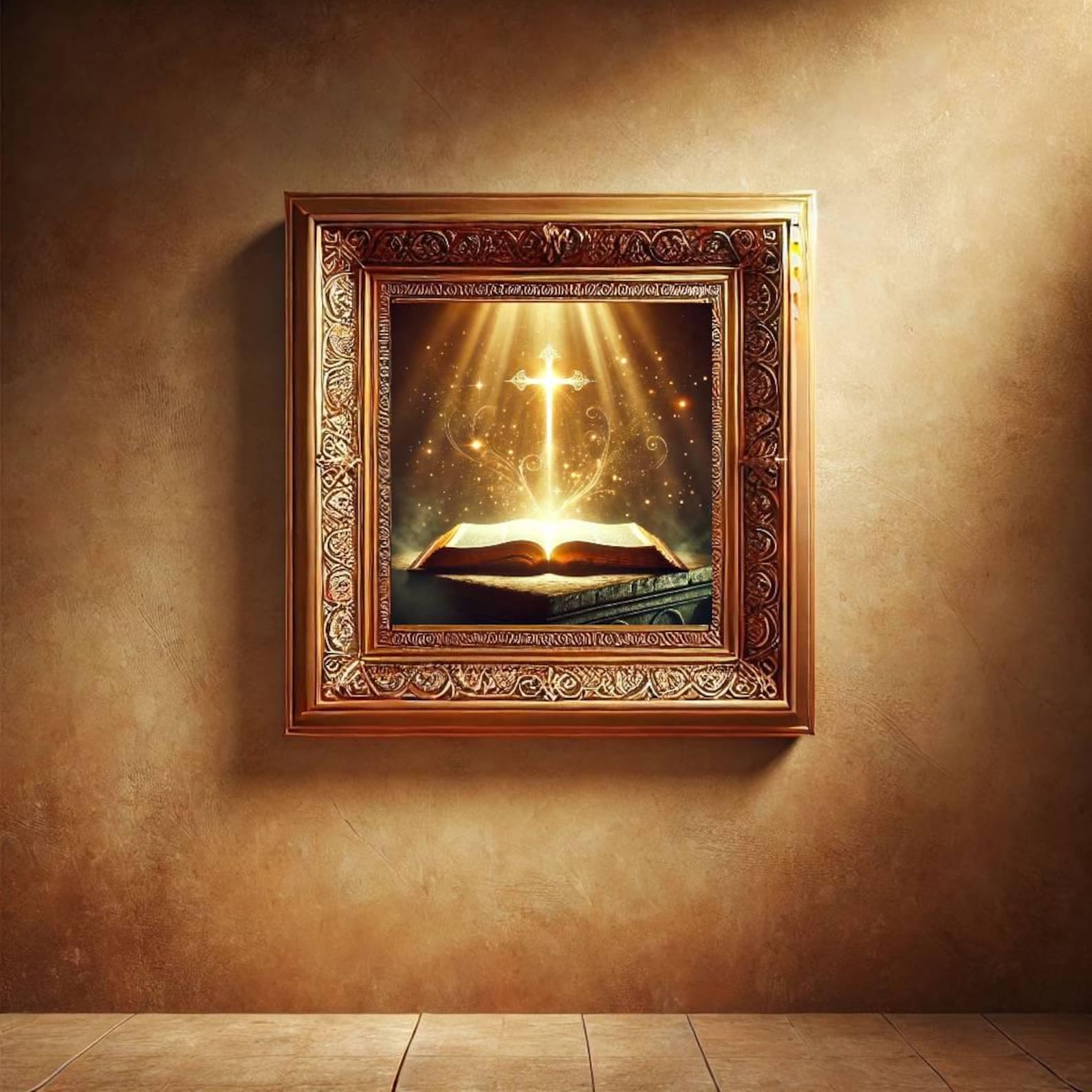 Sacred Bible Illustration – Sacred and Luminous Art, High Vibrational ...