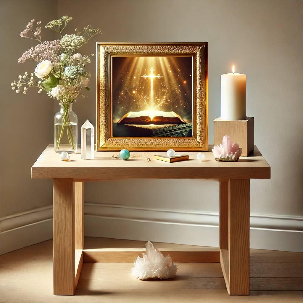 Sacred Bible Illustration – Sacred and Luminous Art, High Vibrational ...