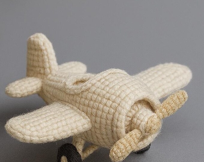 Airplane Crochet Pattern DK & ENG - Etsy Denmark
