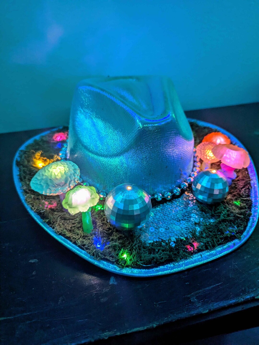 Disco Mushroom Light up Hat - Etsy
