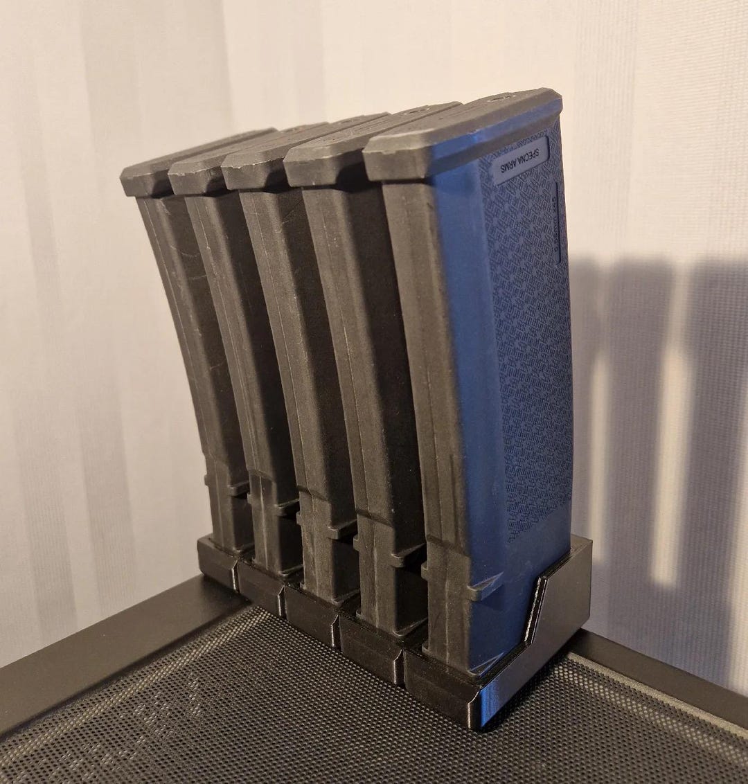 M4 & AR-15 MAG Holder – 3D Printed Mag Storage Rack for Secure ...