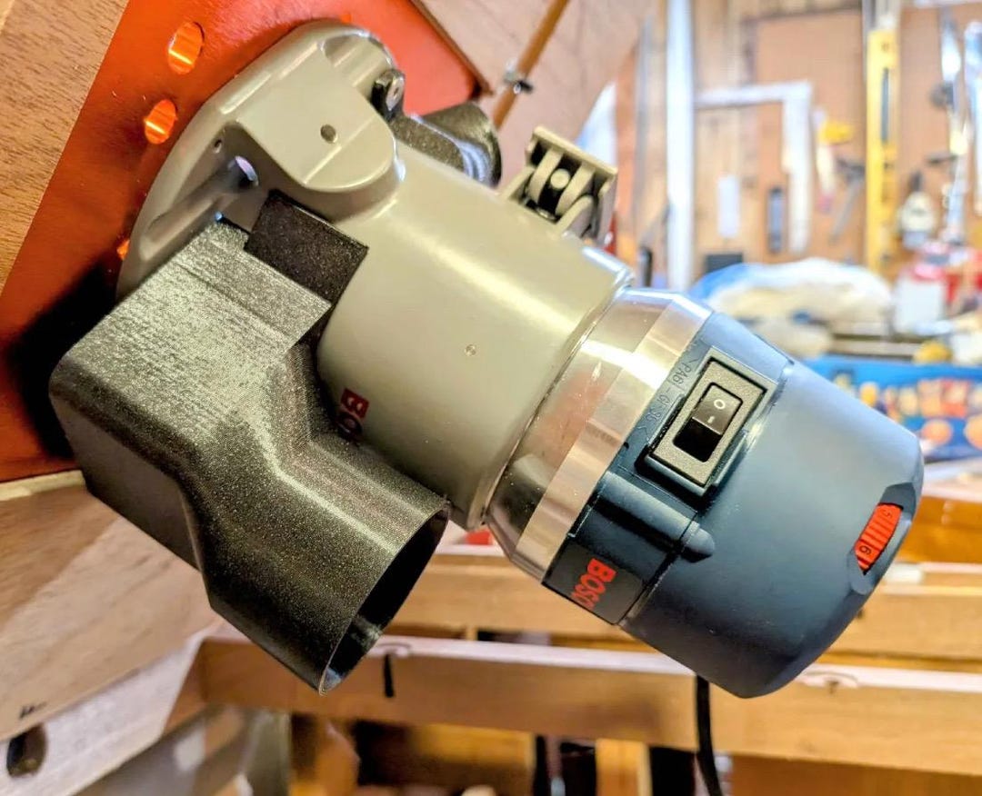 Bosch 1617 Router Dust Port - Etsy