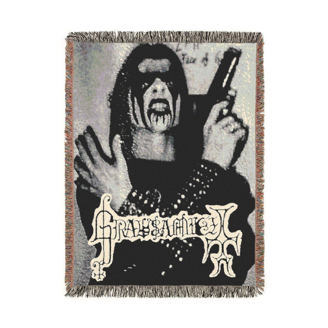 Grausamkeit Woven Blanket | Black Metal, Dungeon Synth, DSBM - Etsy