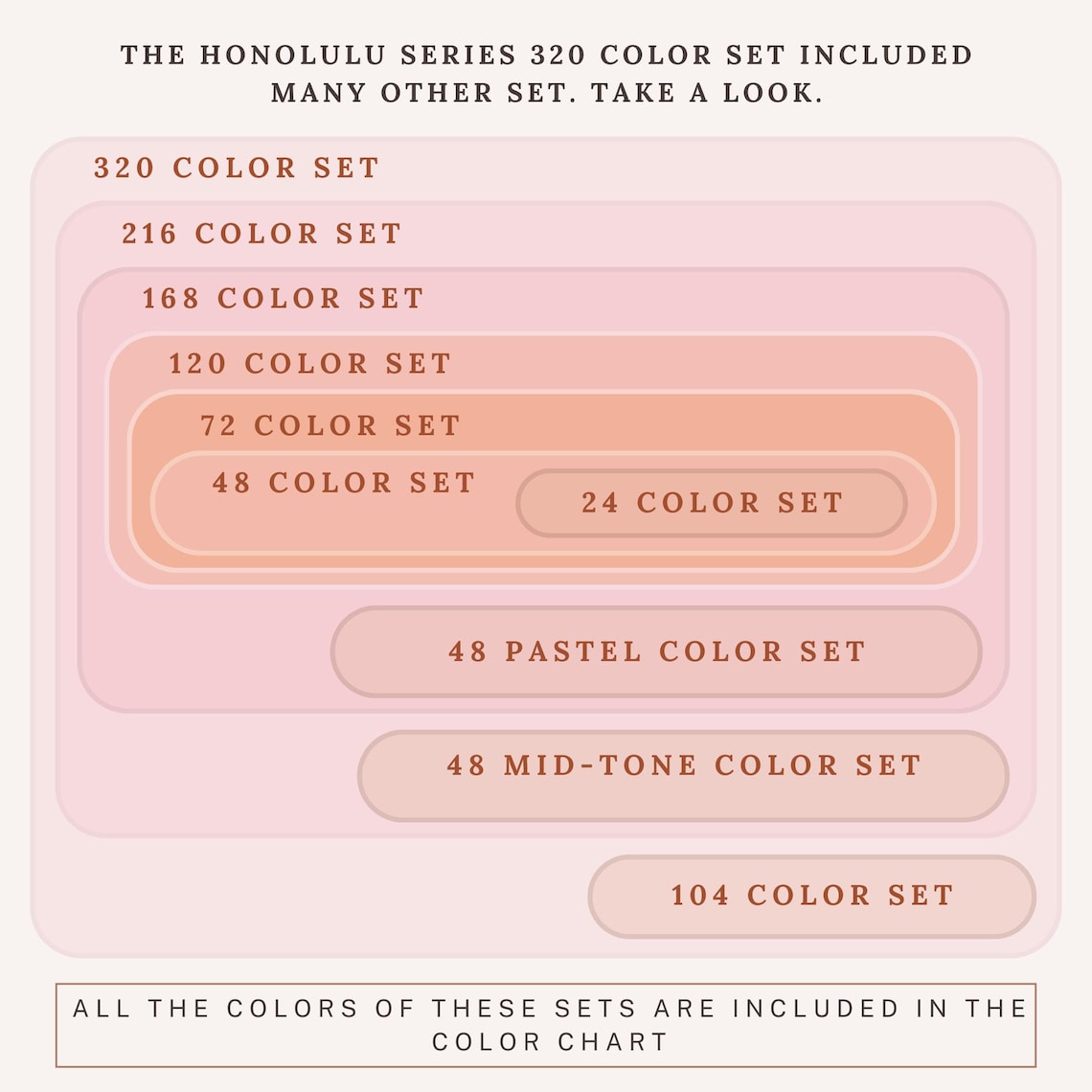 320 Ohuhu Honolulu Color Chart | DIY Swatch Chart | Digital Files ...
