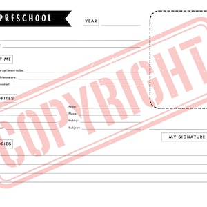 School Year File Box Cover Pages: Preschool to 12th Grade (digital ...