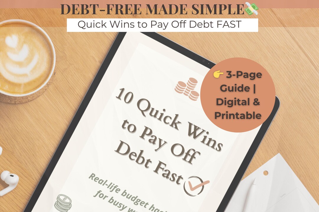 Debt Payoff Guide for Women – Printable Financial Planner for Quick ...