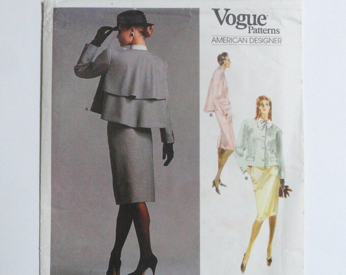 UNCUT Pattern Vogue 1957, Jacket, Loose Fitting, Welt Pockets, Flared ...