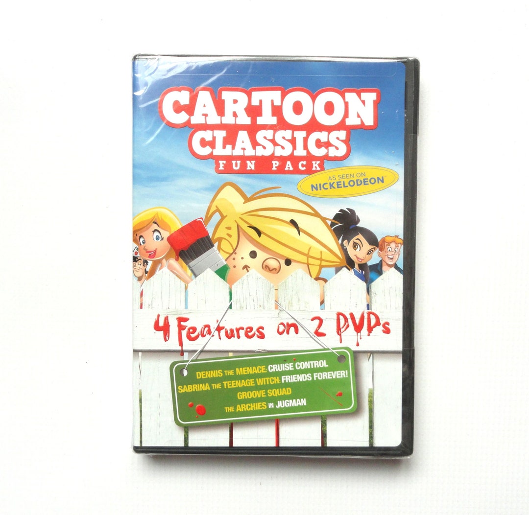New Vintage, 2 Dvds Cartoon Classics: Dennis the Menace, Sabrina the ...